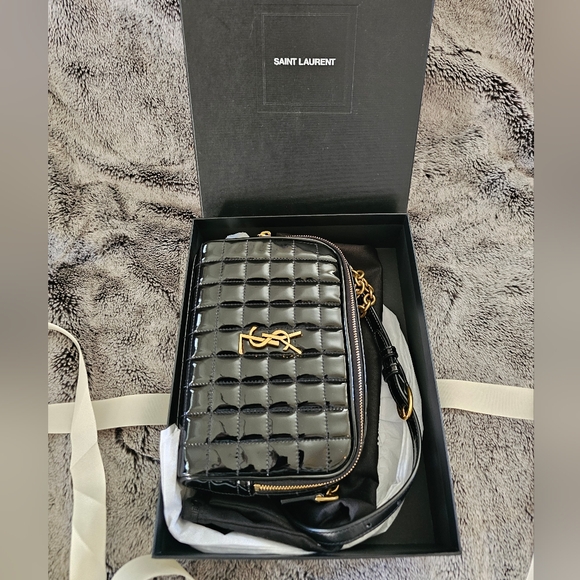 Yves Saint Laurent | Bags | Cassandre Mini Ysl Camera Bag In Quilted ...